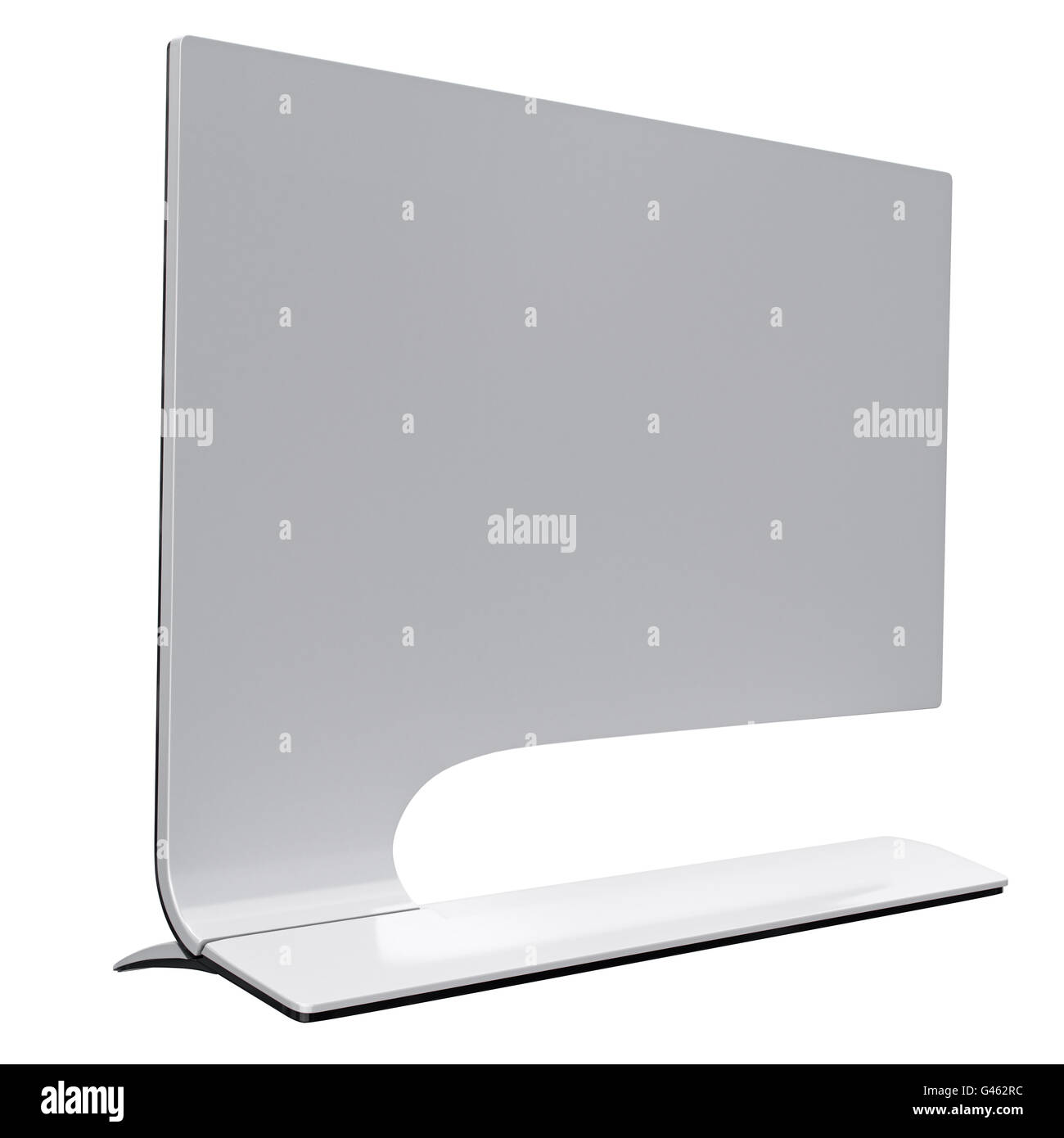 White curved display stand hi-res stock photography and images - Alamy