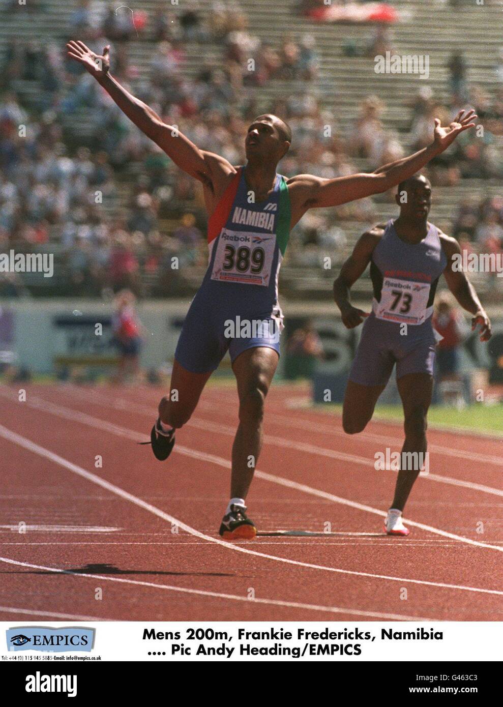 Frankie fredericks hi-res stock photography and images - Alamy