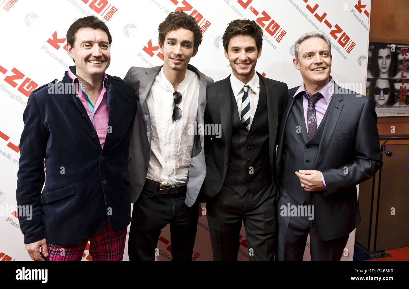 (From left to right) Ivan McCormick, Robert Sheehan, Ben Barnes and ...
