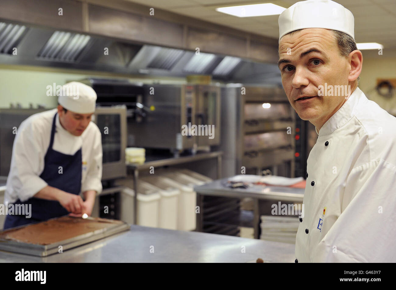 Royal Demi Chef De Partie, Shaun Mason (left) and Royal Chef Mark ...