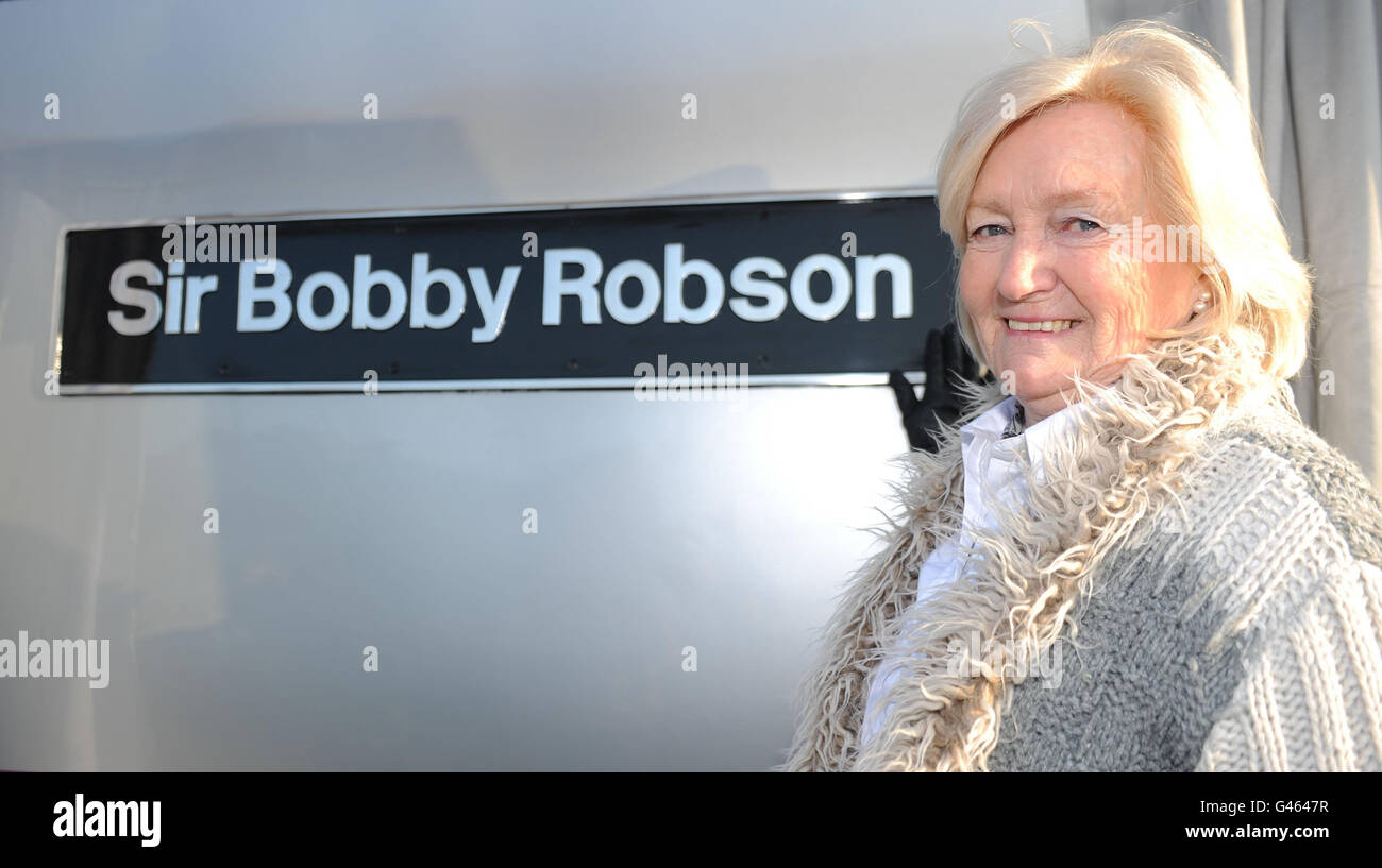 Sir bobby robson locomotive unveiled hi-res stock photography and ...