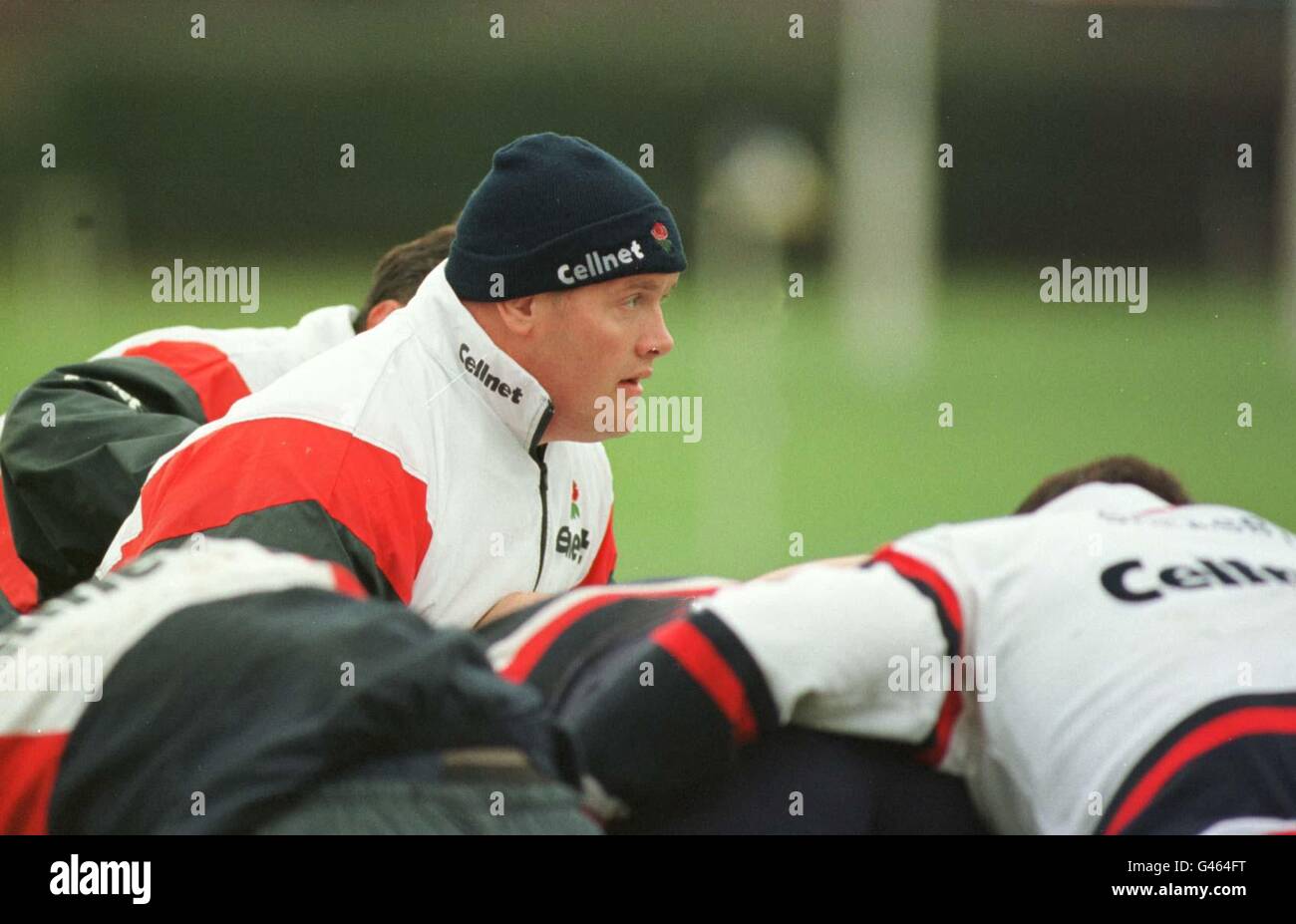 During rugby training at Roehampton today (Friday) Coventry player ...