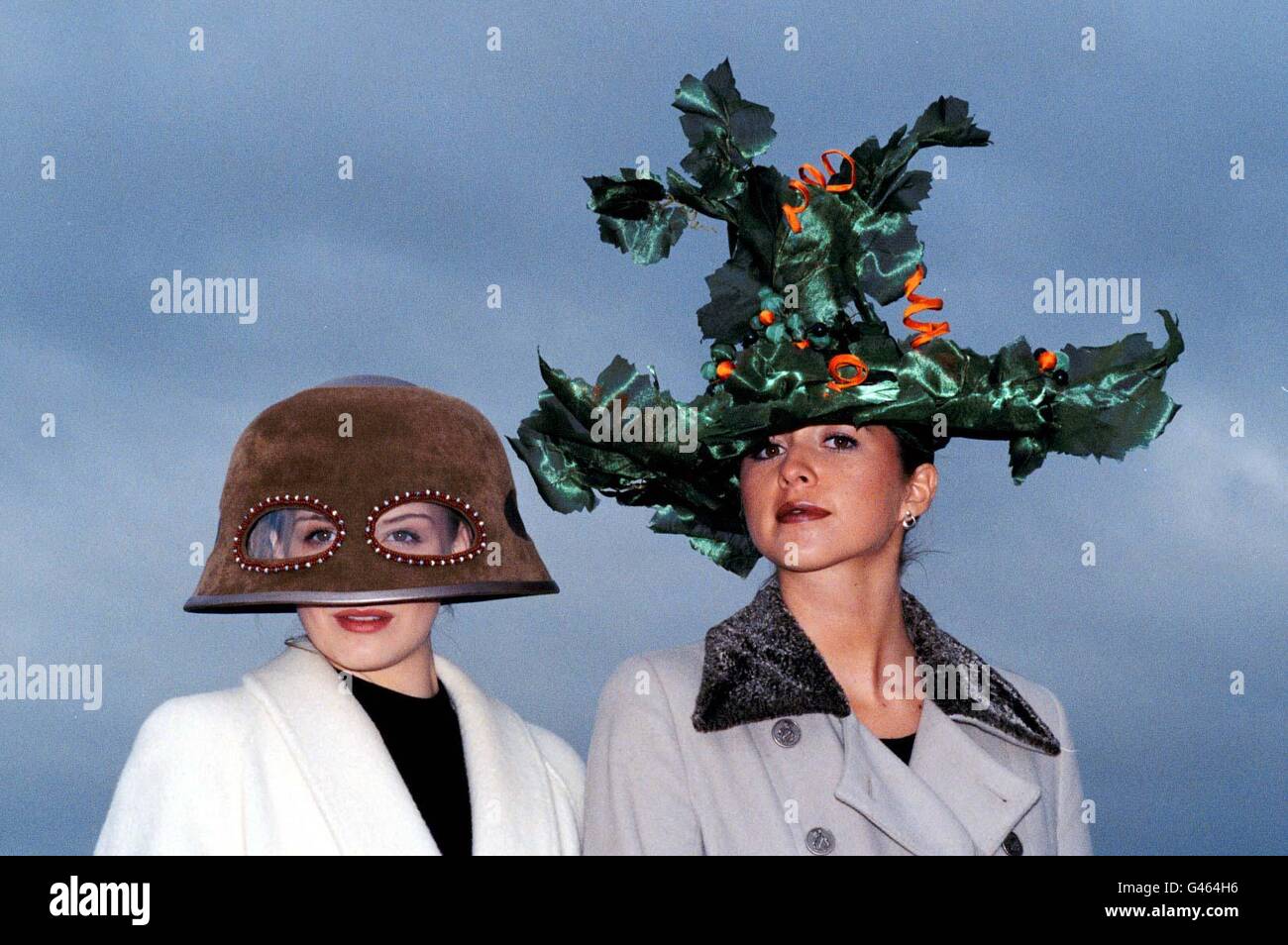 Competitors in the Hennessy Cognac Millinery Competition Kirsty Spence ...