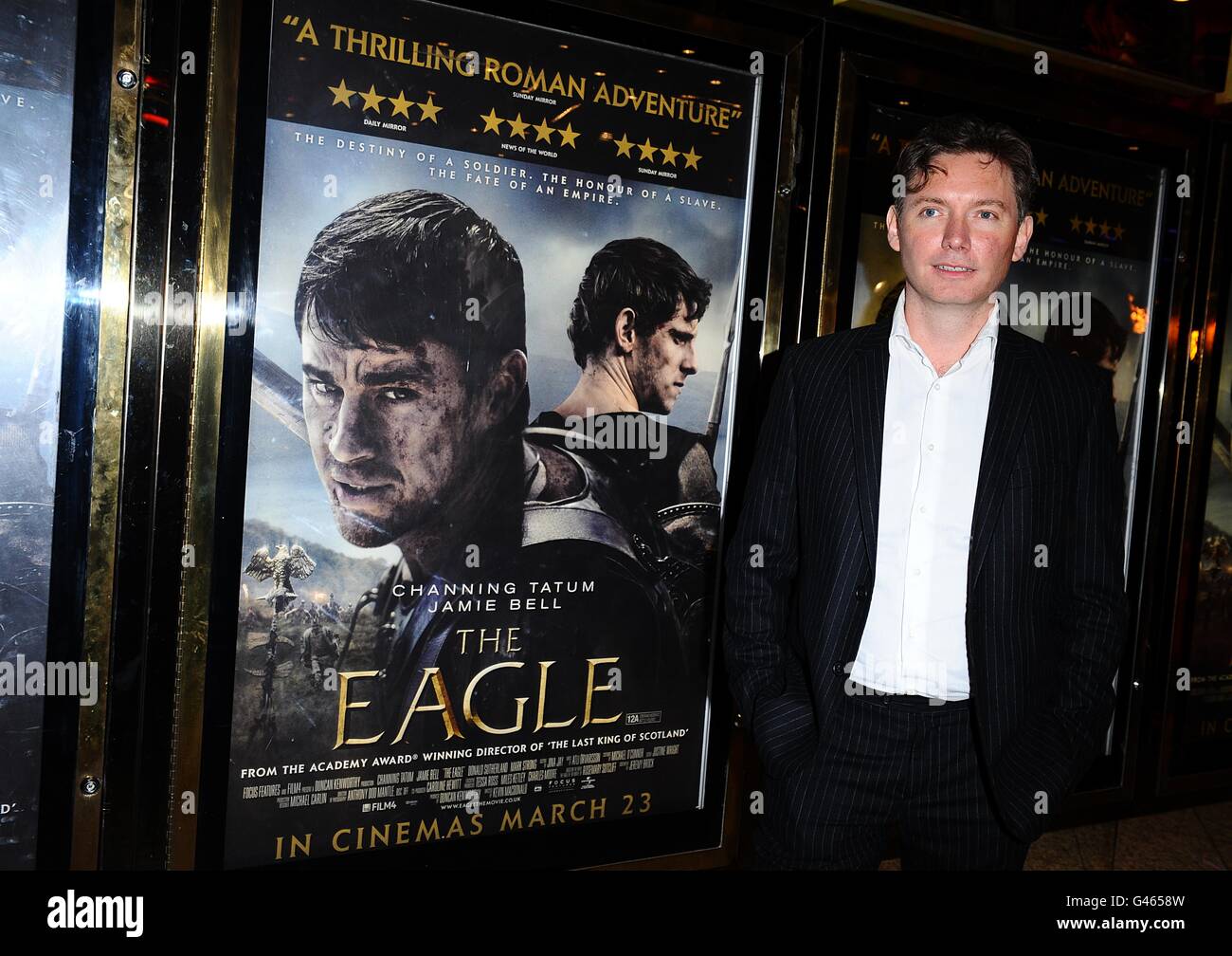 Director Kevin MacDonald arriving for the UK Premiere of The Eagle, at ...