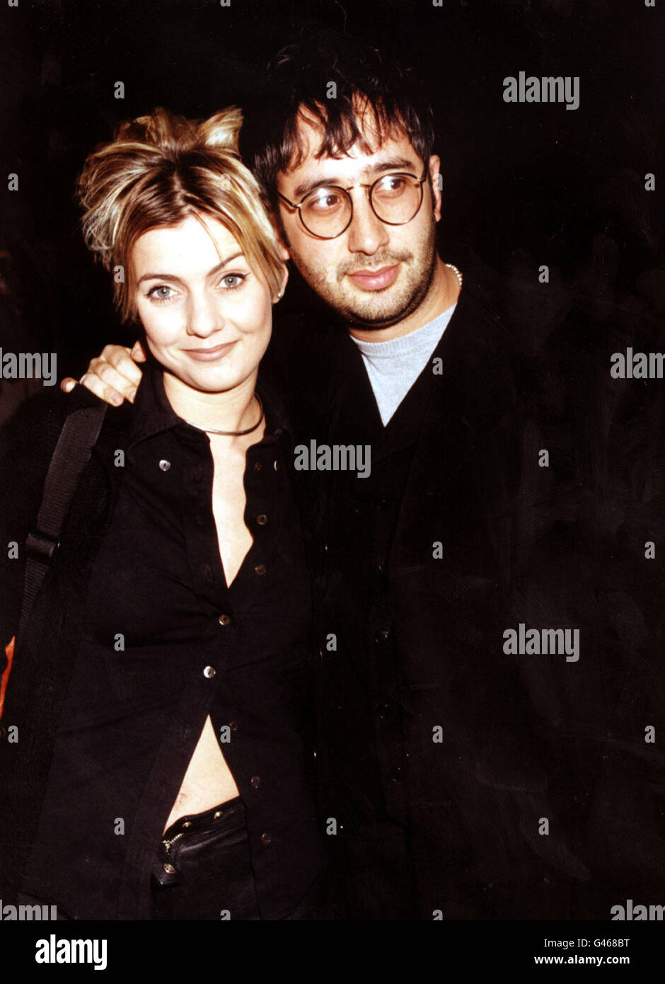 David baddiel sarah arrive for the celebrity preview of hi-res stock ...