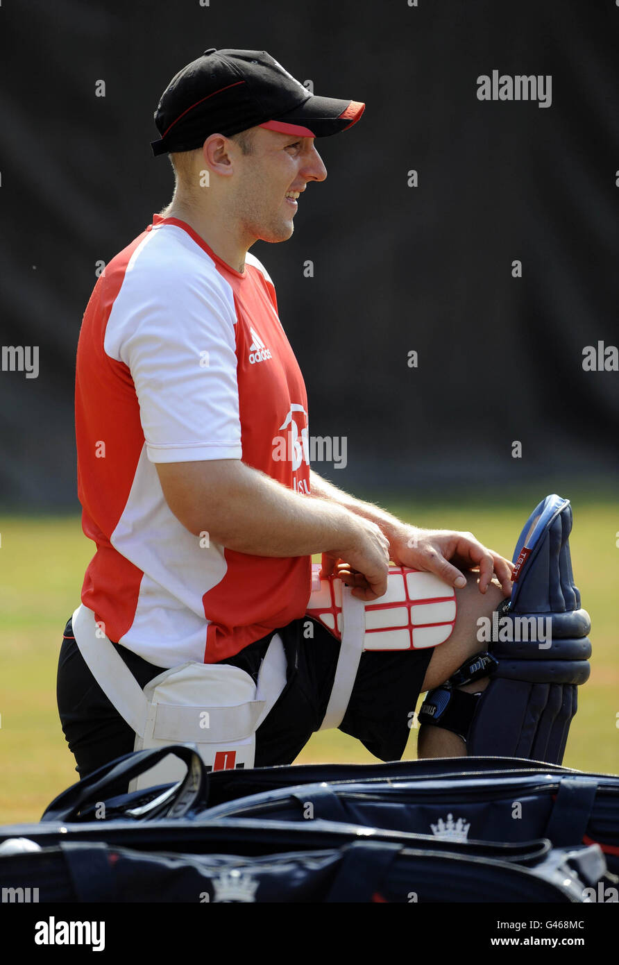 Englands james treadwell practice session chidambaram stadium hi-res ...
