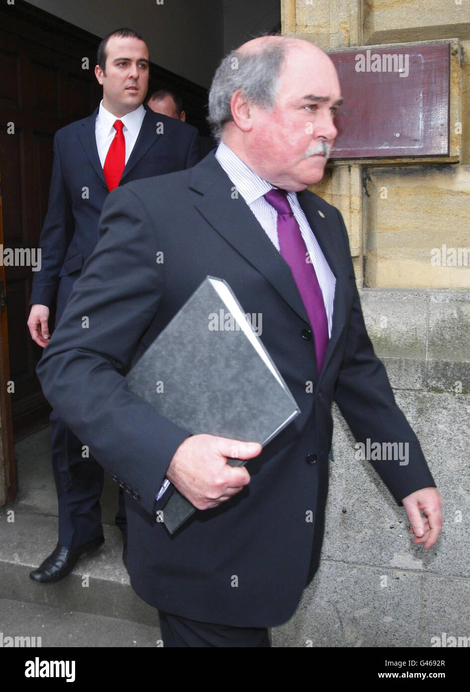 Alan Harrison, the father of Cpl John Harrison and his other son Alan ...