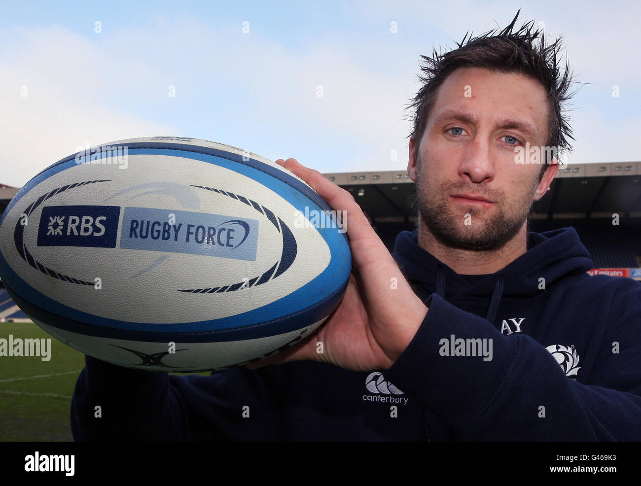 Rugby Union - Scotland Team Announcement - Murrayfield Stock Photo - Alamy