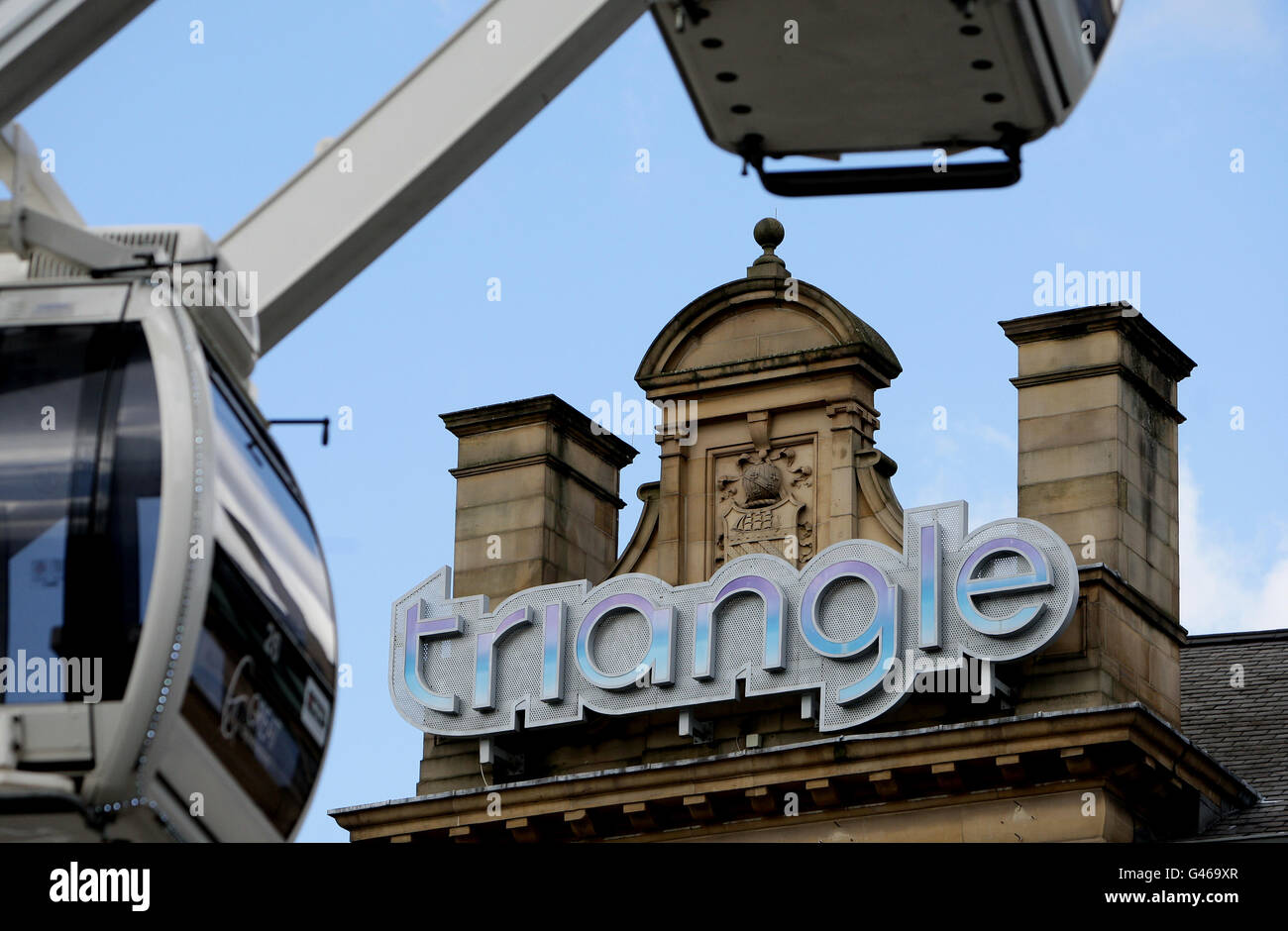 Triangle shopping centre. A general view of the Triangle shopping ...