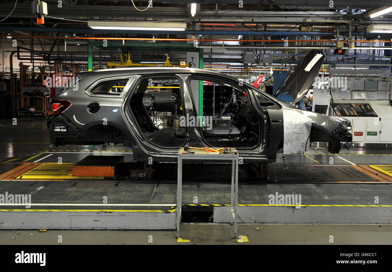 Vauxhall car stock Stock Photo - Alamy