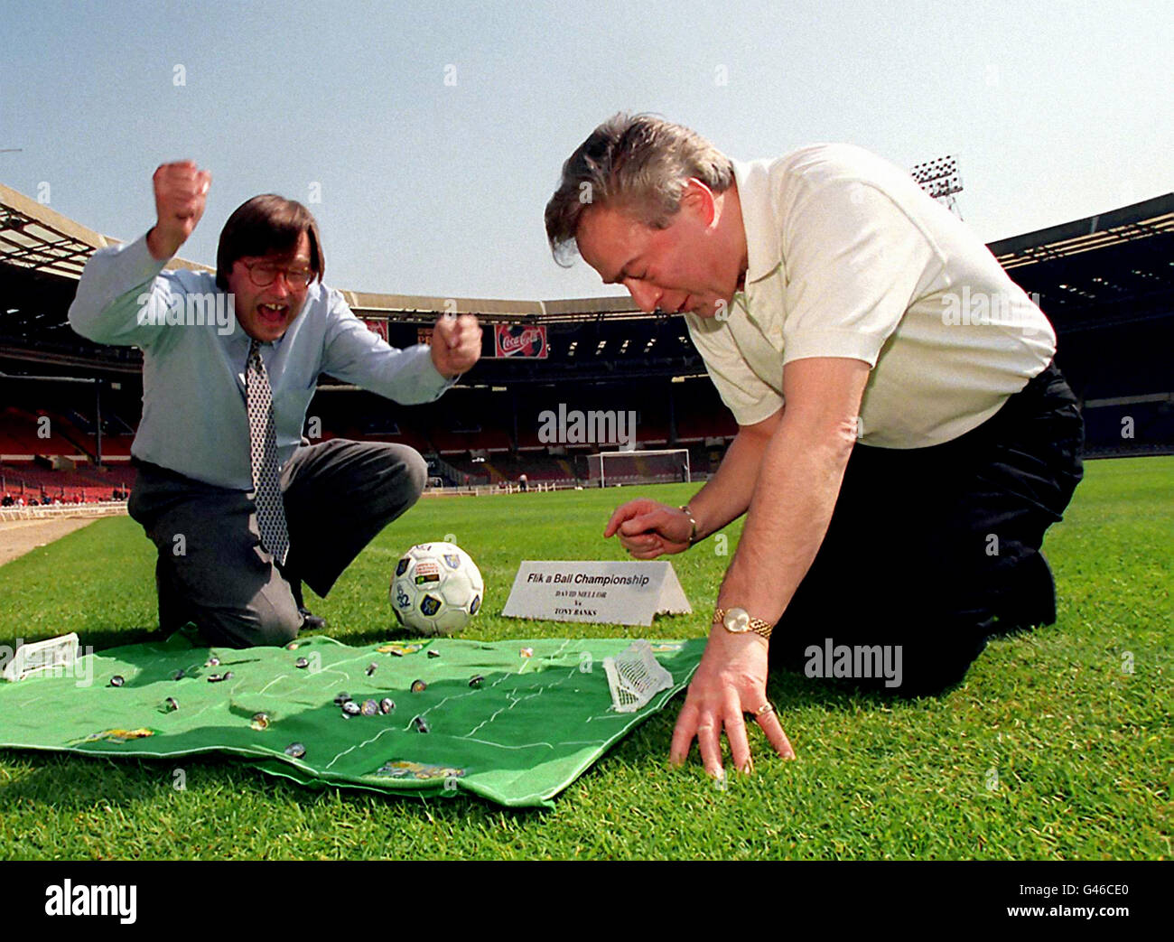 Leon and vaughan gingell photo by david giles pa hi-res stock ...
