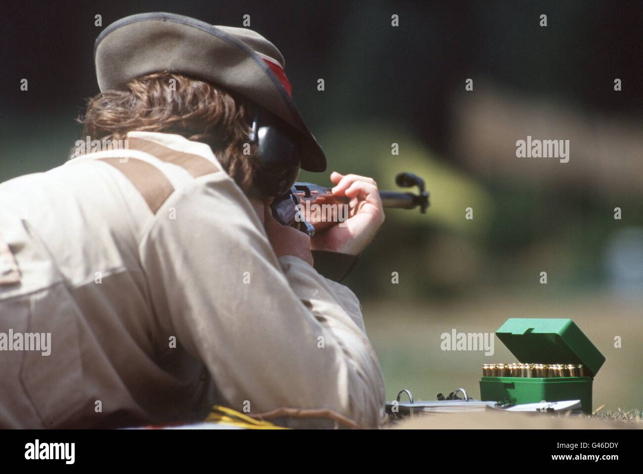 COMMONWEALTH GAMES. RIFLE SHOOTING Stock Photo - Alamy