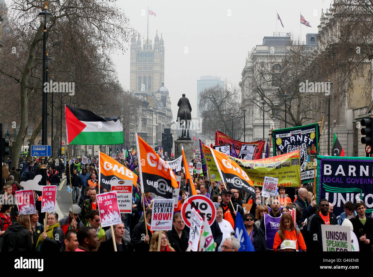 TUC March For The Alternative Stock Photo - Alamy