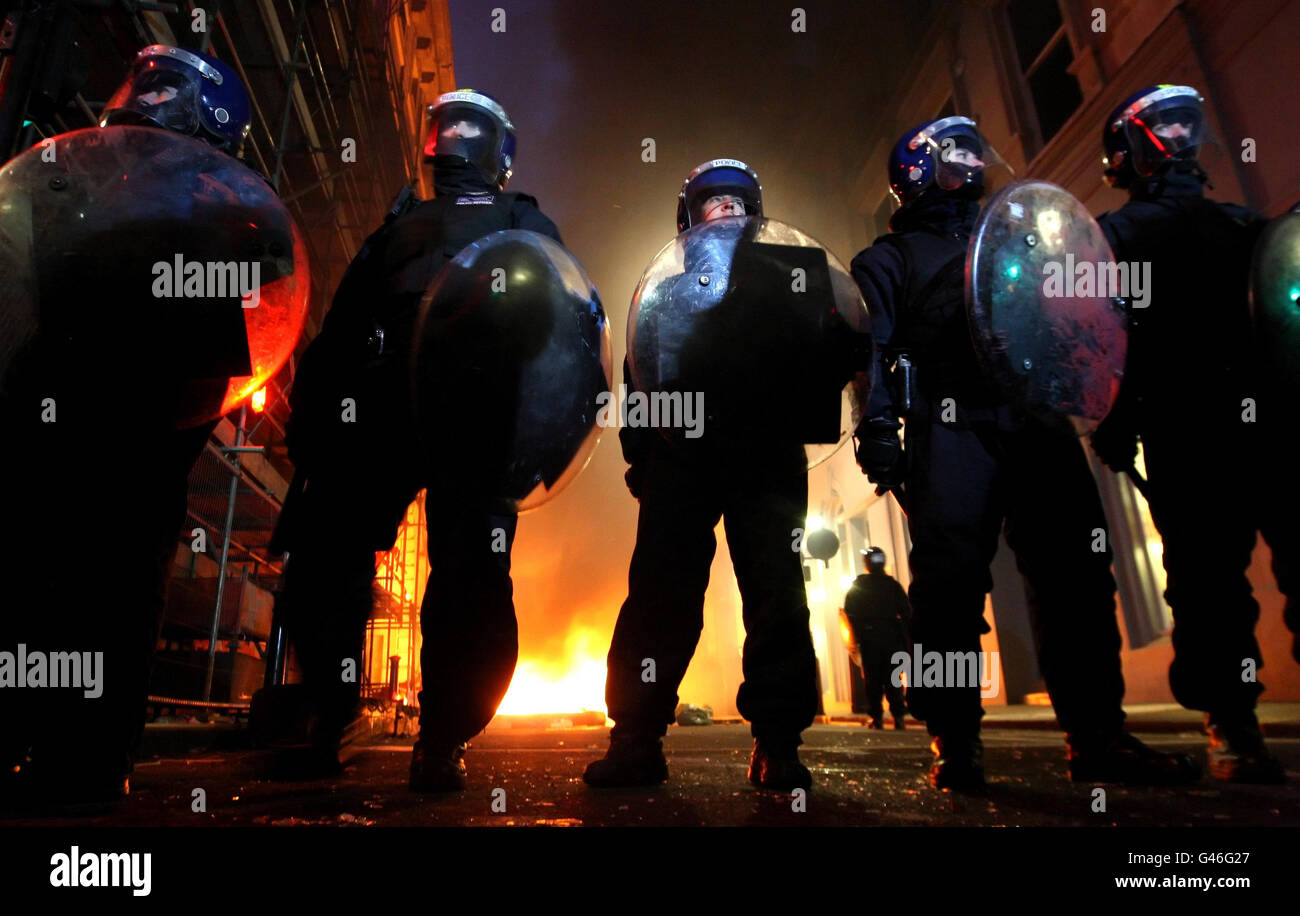 Industry protest general view gv protesting fire mangsm hli hi-res ...