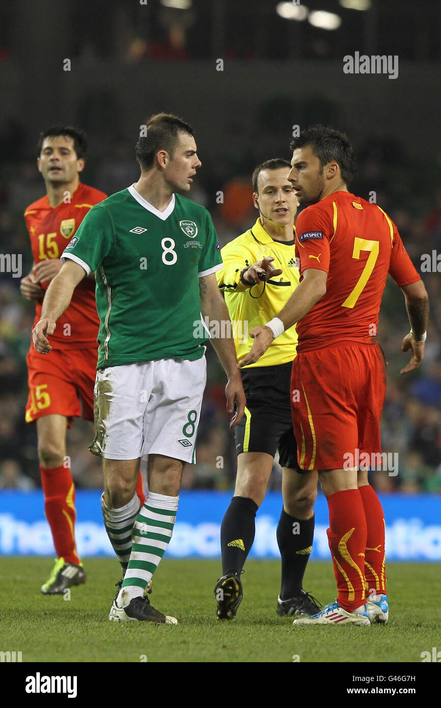 Uefa Euro 2012 Qualifying Match Aviva Stadium Hi Res Stock Photography
