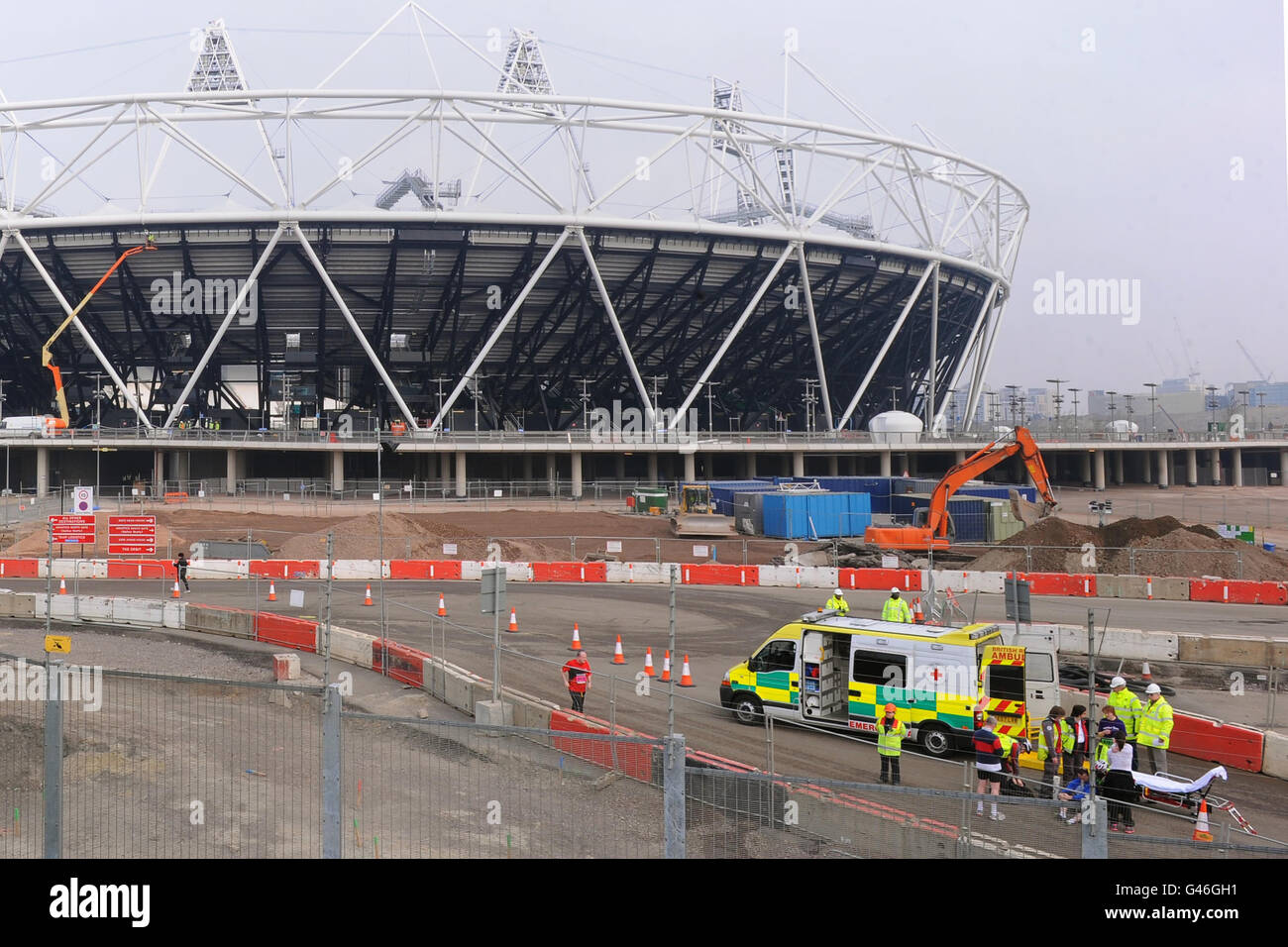 Athletics - Newham London Run - Olympic Park. Runners in the Newham ...