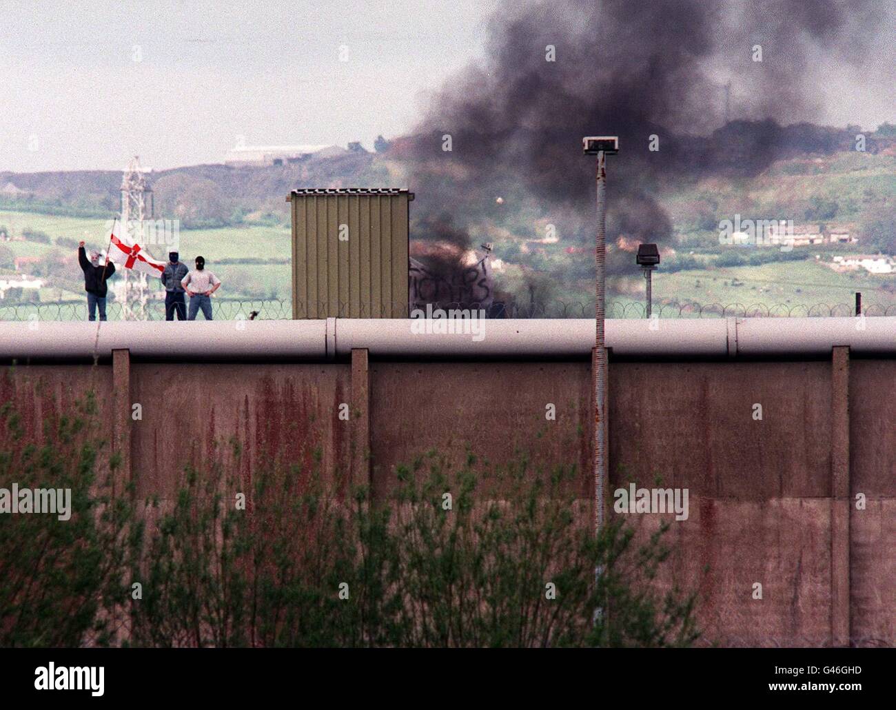 Maze prison protest 2 Stock Photo - Alamy