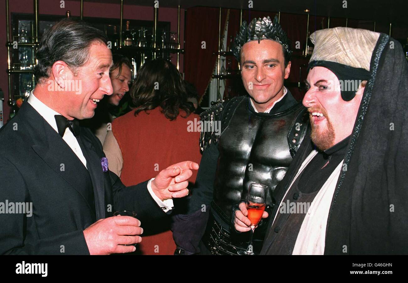 The Prince of Wales shares a joke with High Priest Annis (Martin ...