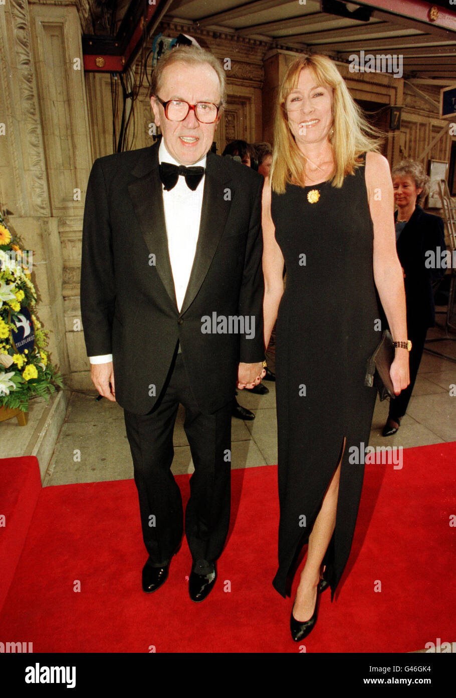 TV Interviewer Sir David Frost and his wife Lady Carina arrive at the ...