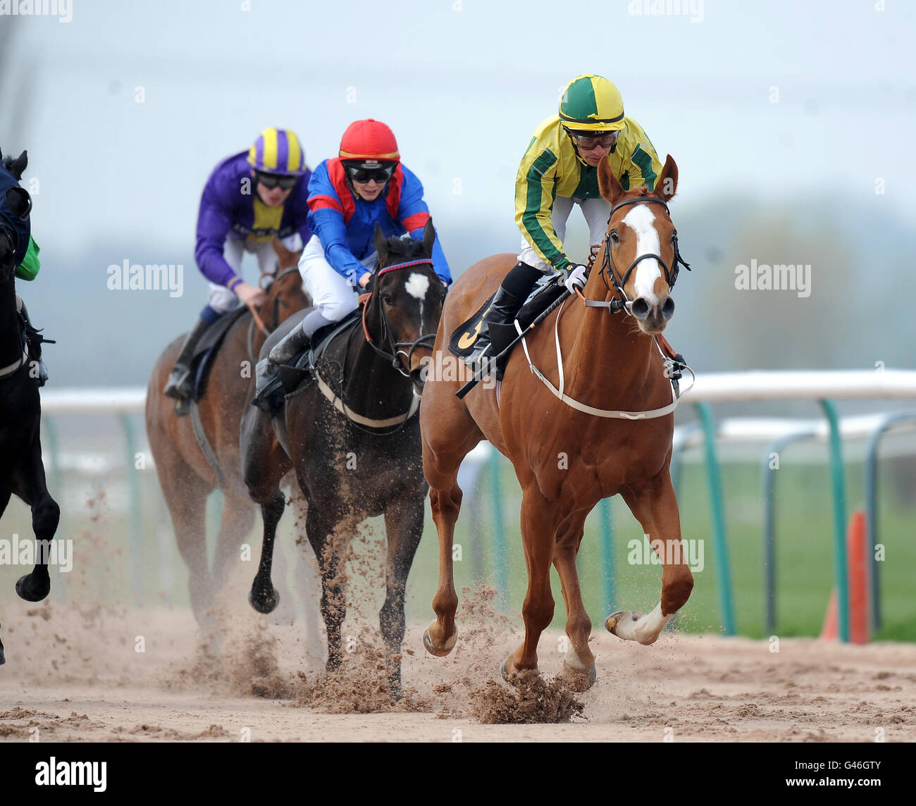Horse Racing - Southwell Racecourse Stock Photo - Alamy