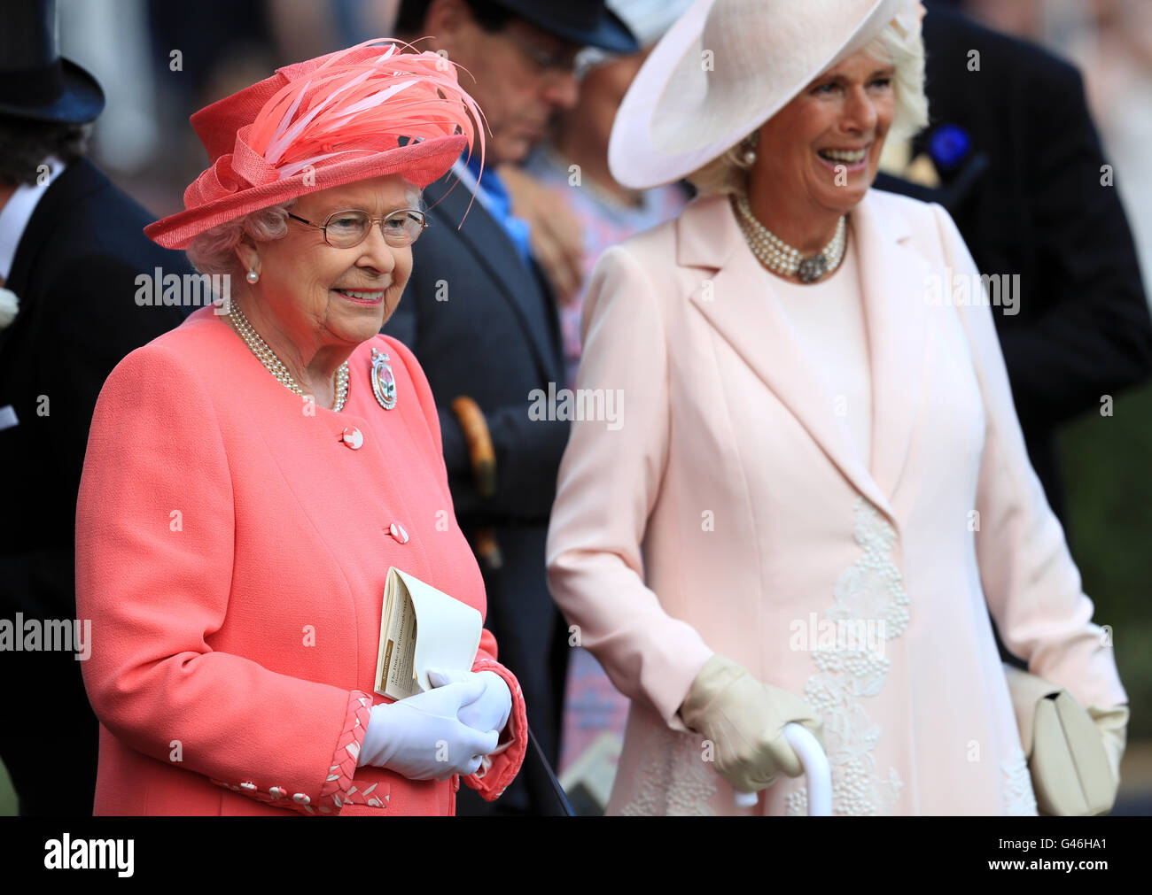 Duchess cornwall ascot racecourse hi-res stock photography and images ...