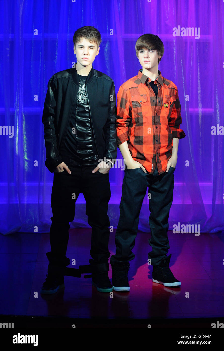 Justin Bieber waxwork unveiling - London Stock Photo - Alamy Justin Bieber waxwork unveiling - London Stock Photo - Alamy