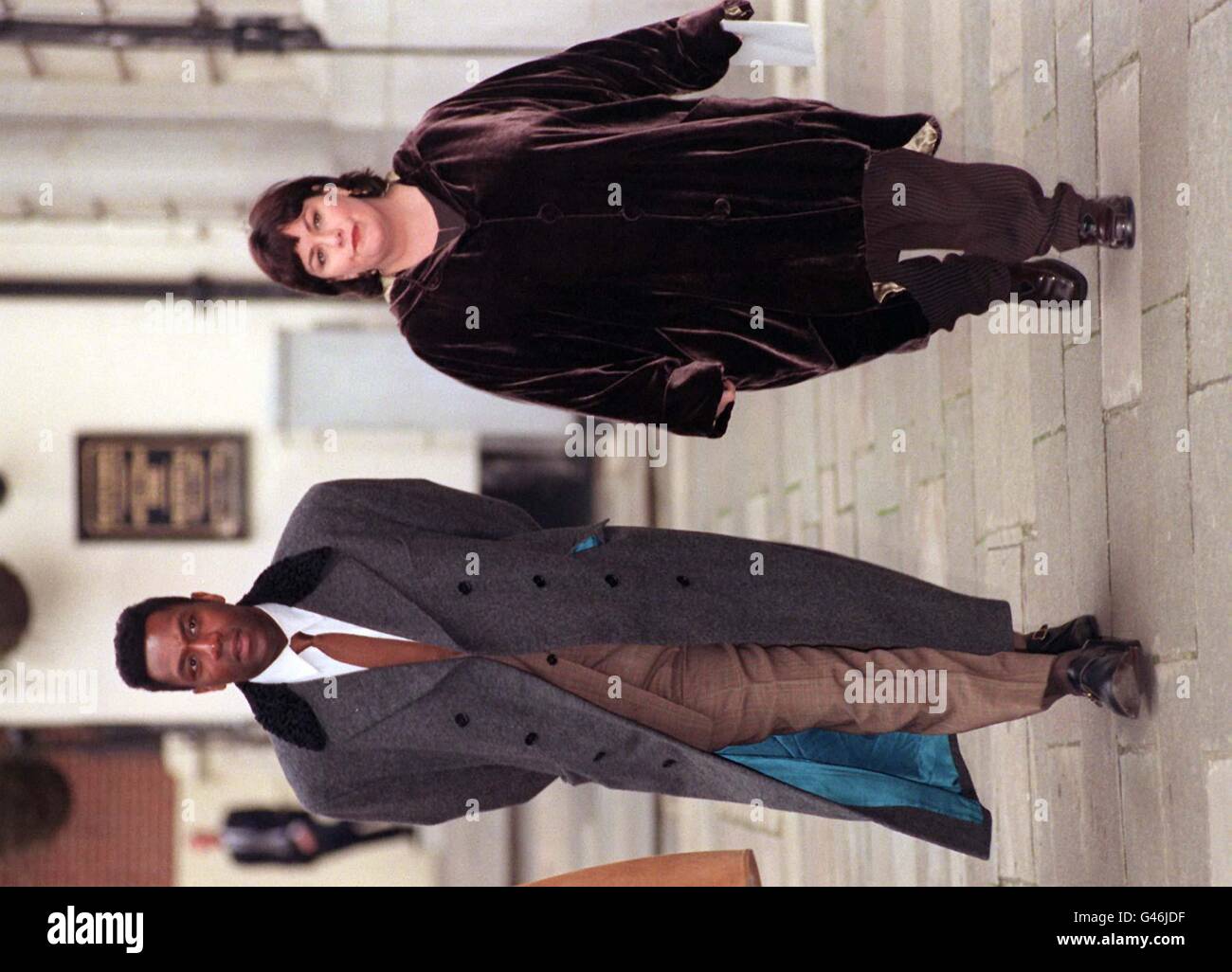 Comedian harry enfield and his wife lucy hi-res stock photography and ...
