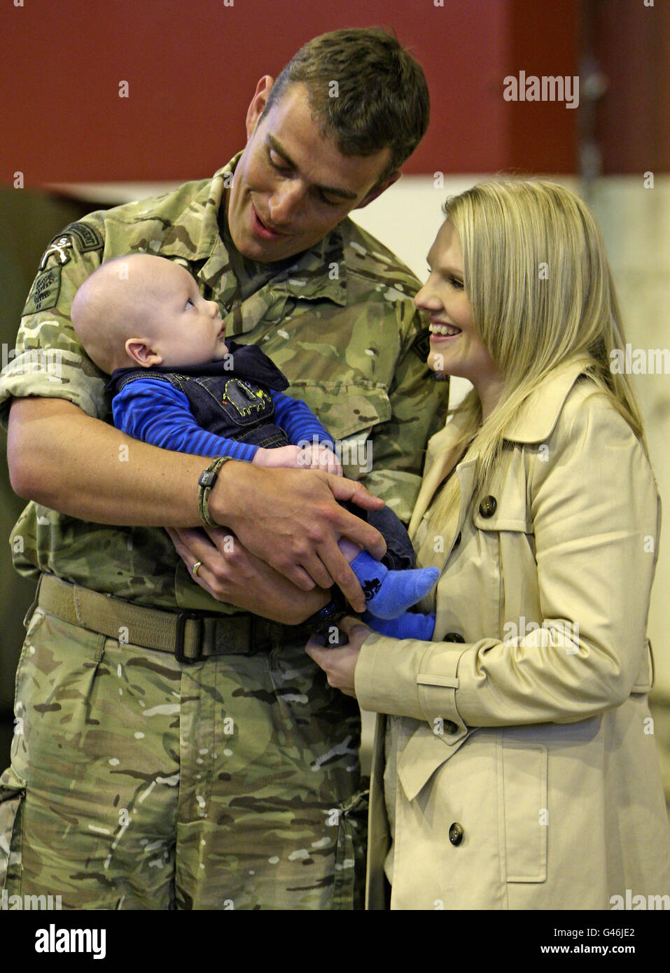 Sergeant David Shaw, from 15 Squadron RAF Regiment with his wife Anita ...