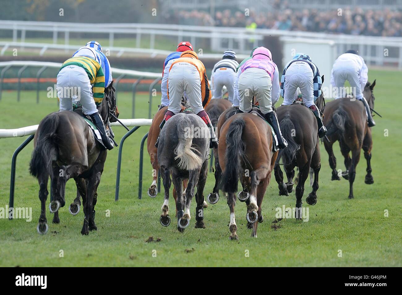 Runners and riders during the Irish Independent Arkle Challenge Trophy ...