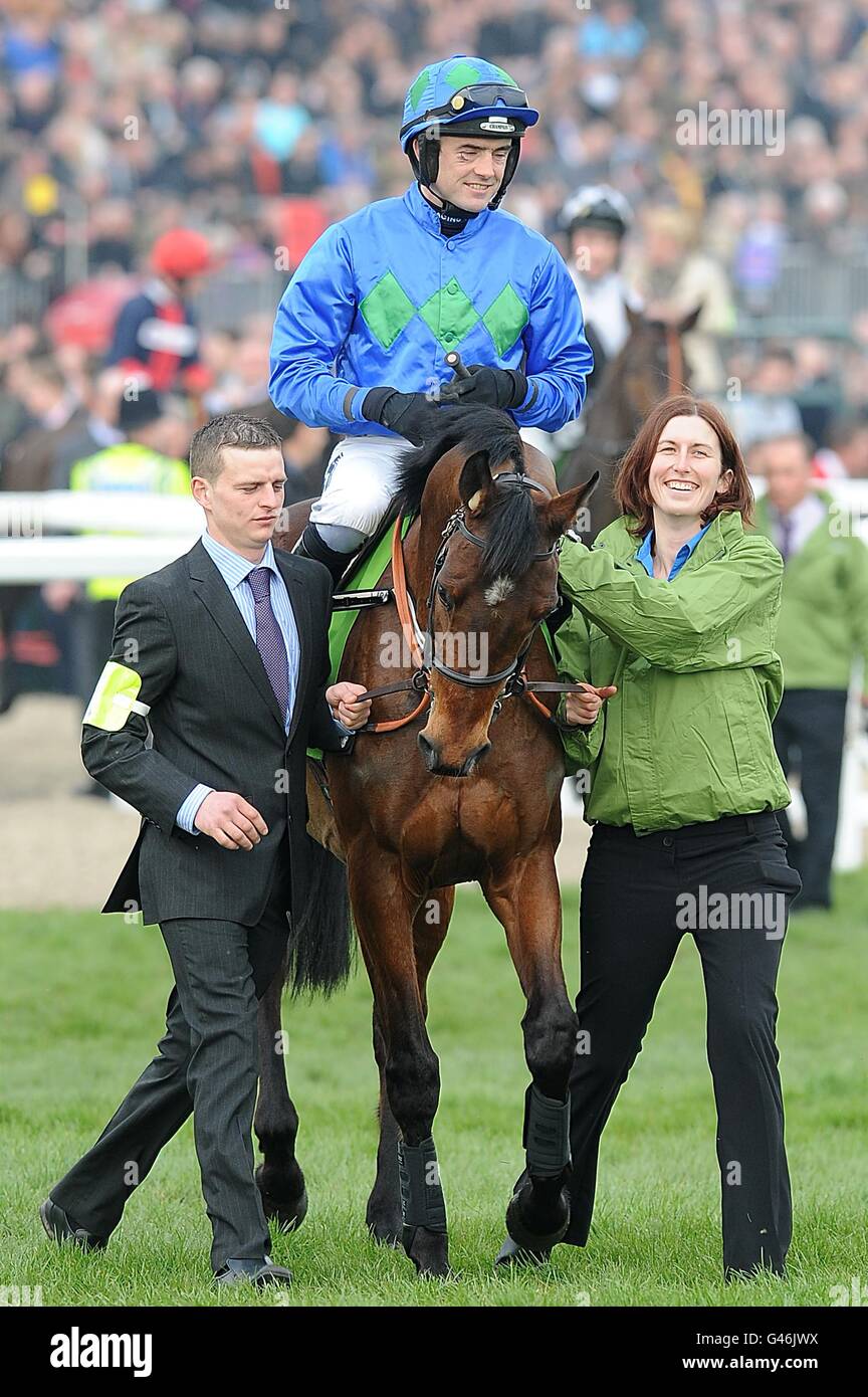 Jockey Ruby Walsh after winning the Stan James Champion Hurdle ...