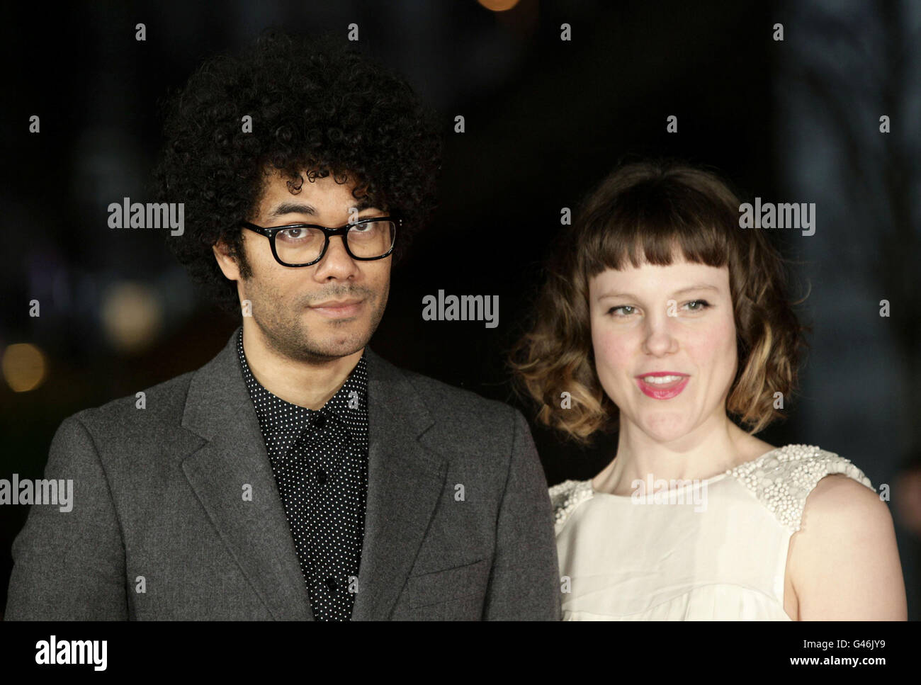 Richard Ayoade And Lydia Fox
