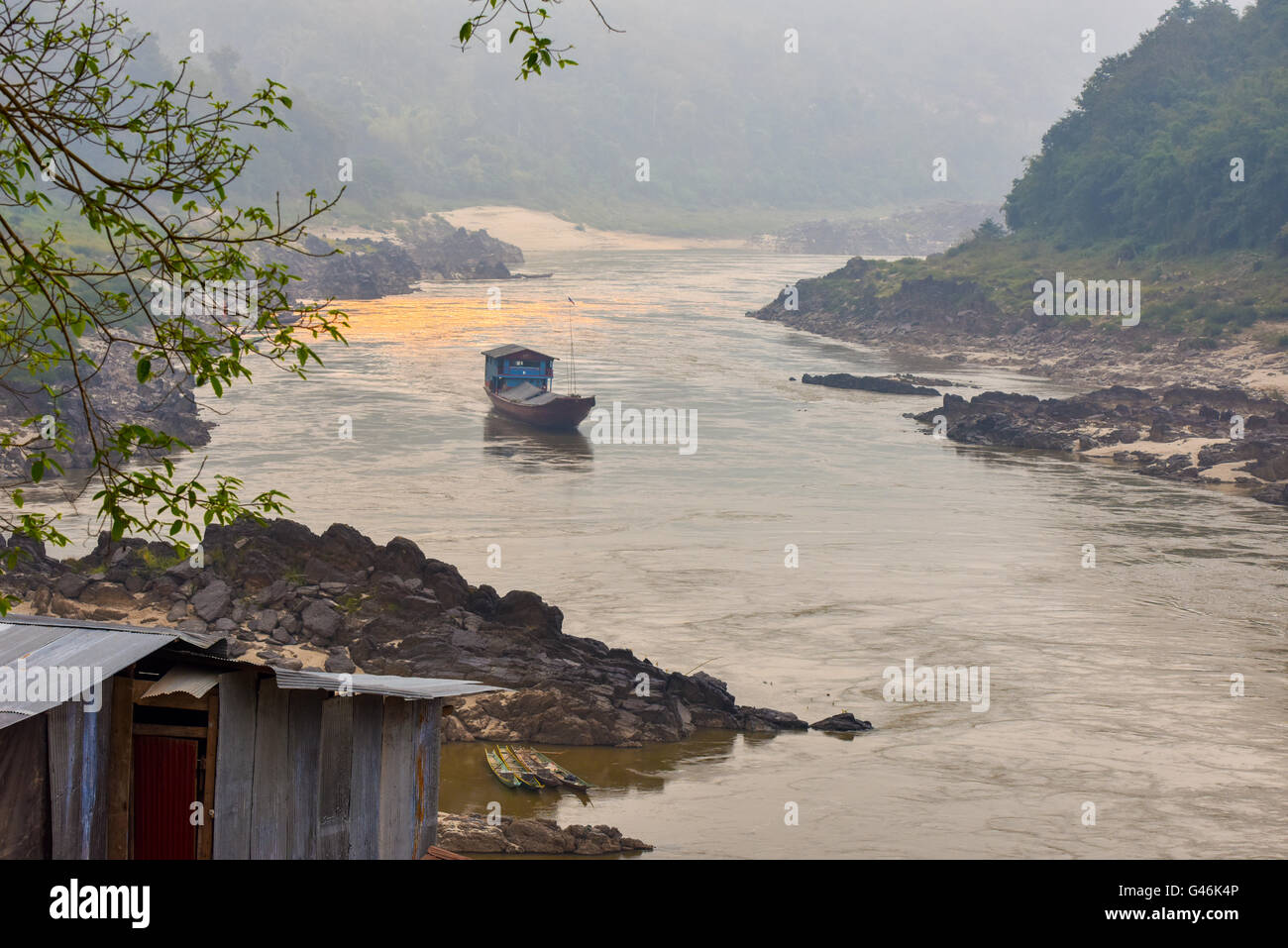 Mekong river barge hi-res stock photography and images - Alamy Mekong river barge hi-res stock photography and images - Alamy