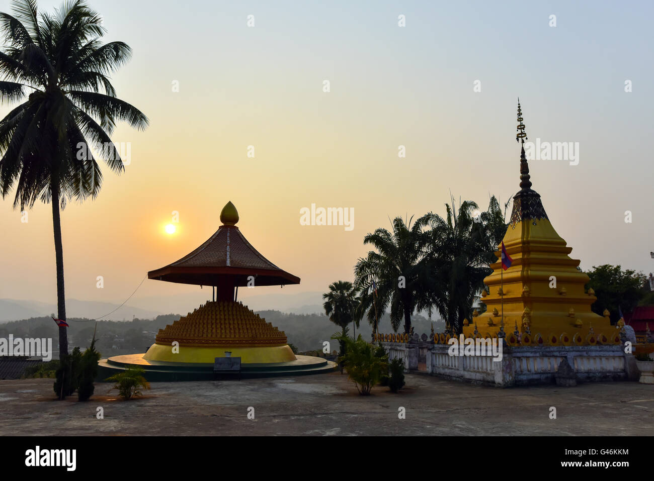 Buddhist monuments in laos hi-res stock photography and images - Alamy