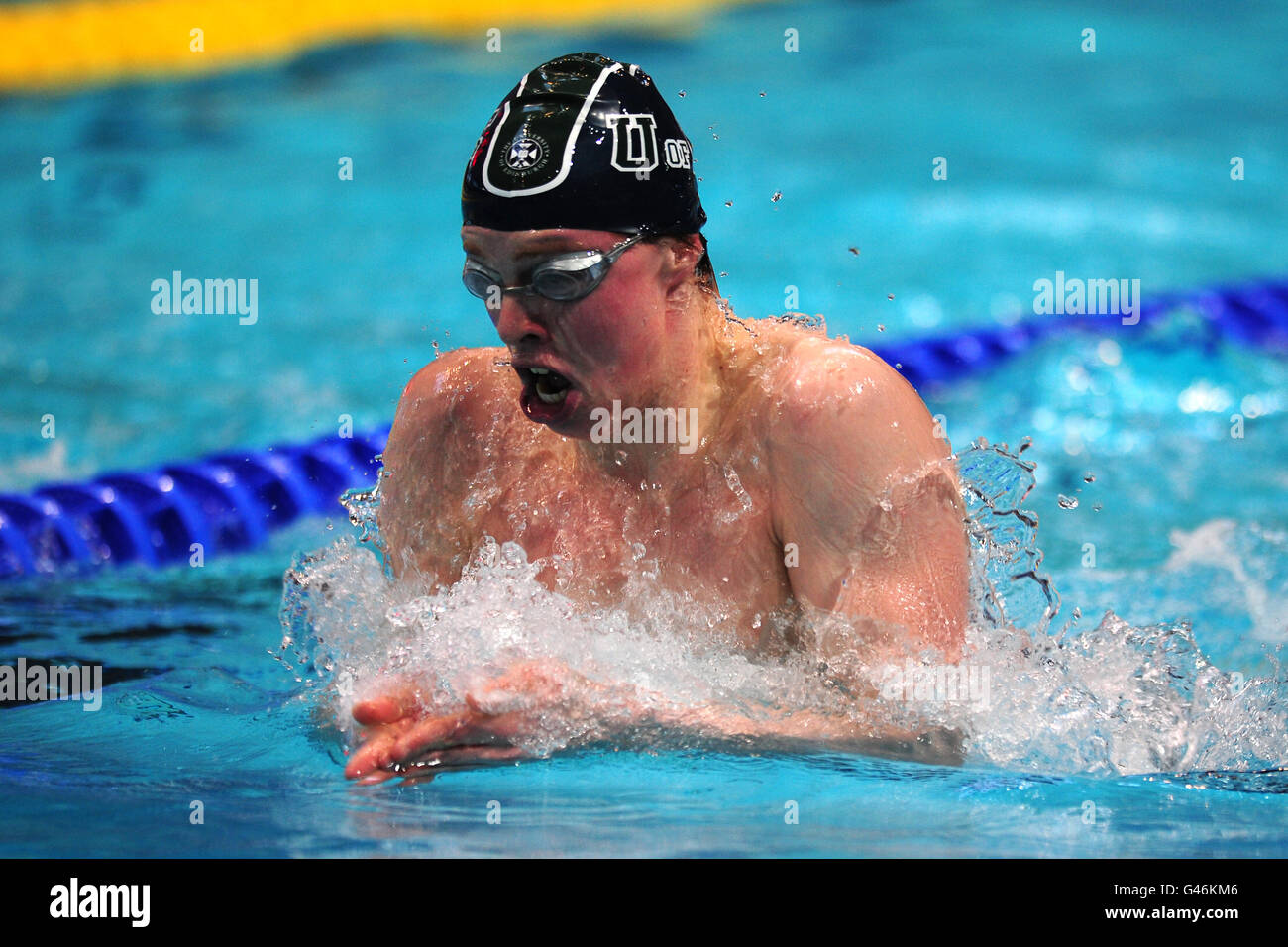 University of Edinburgh's James Thomson during his heat of the Men's ...