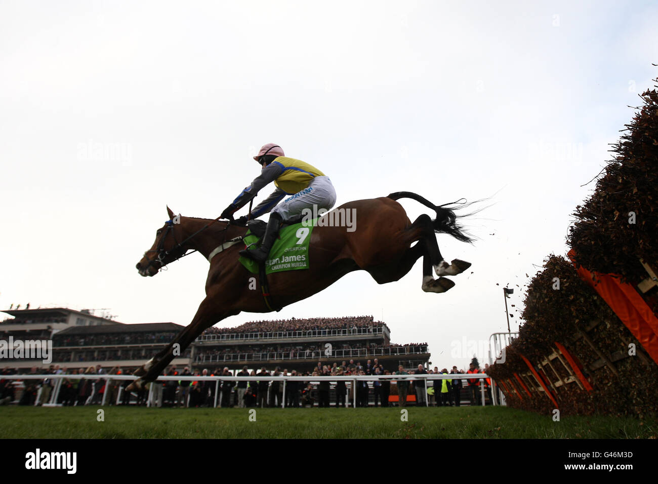 Stan james signage on champion day hi-res stock photography and images ...