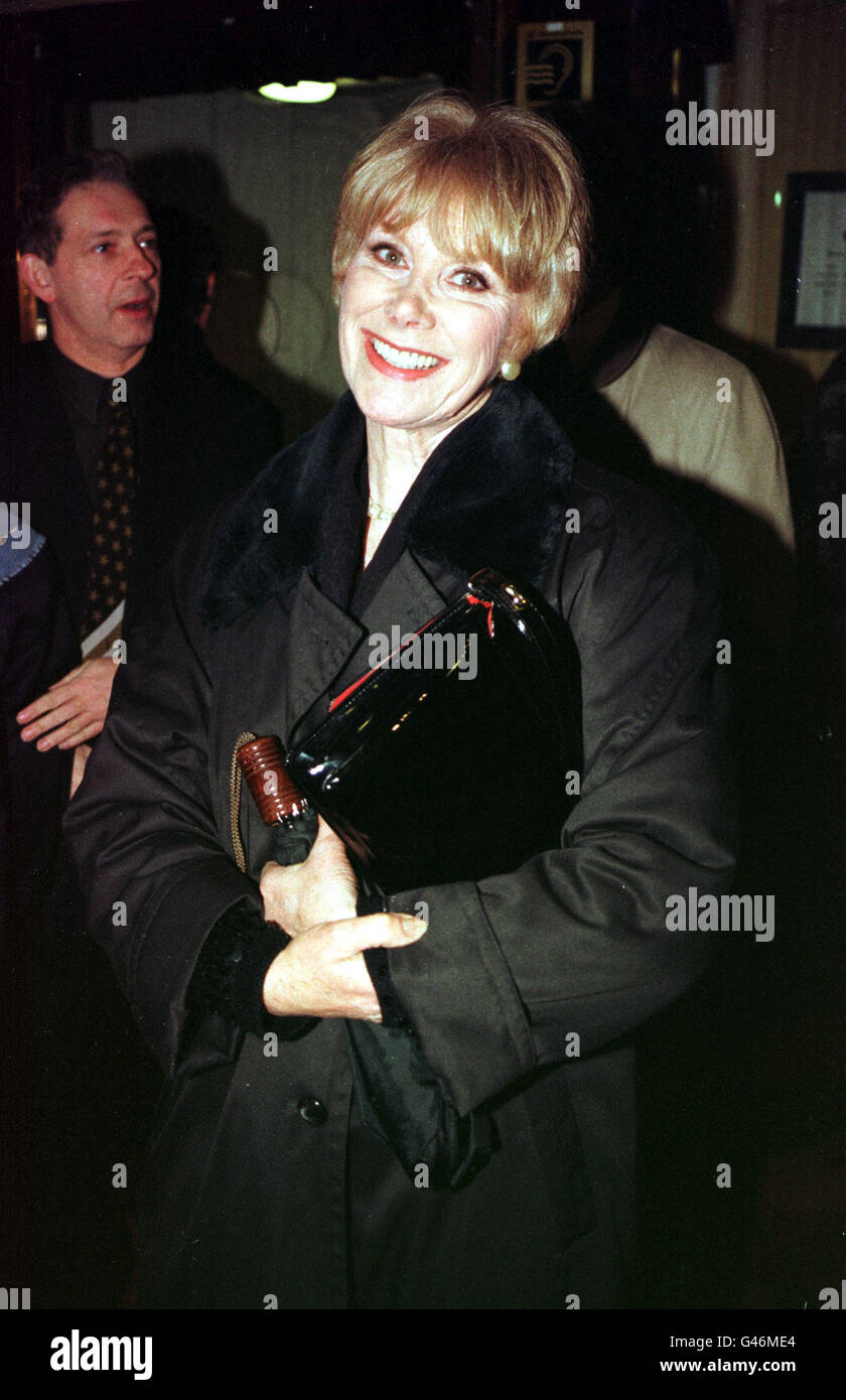 Actress wendy craig at the opening of the new musical hi-res stock ...