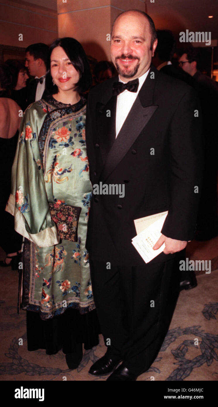 Film Director Anthony Minghella And Wife Stock Photos & Film Director ...