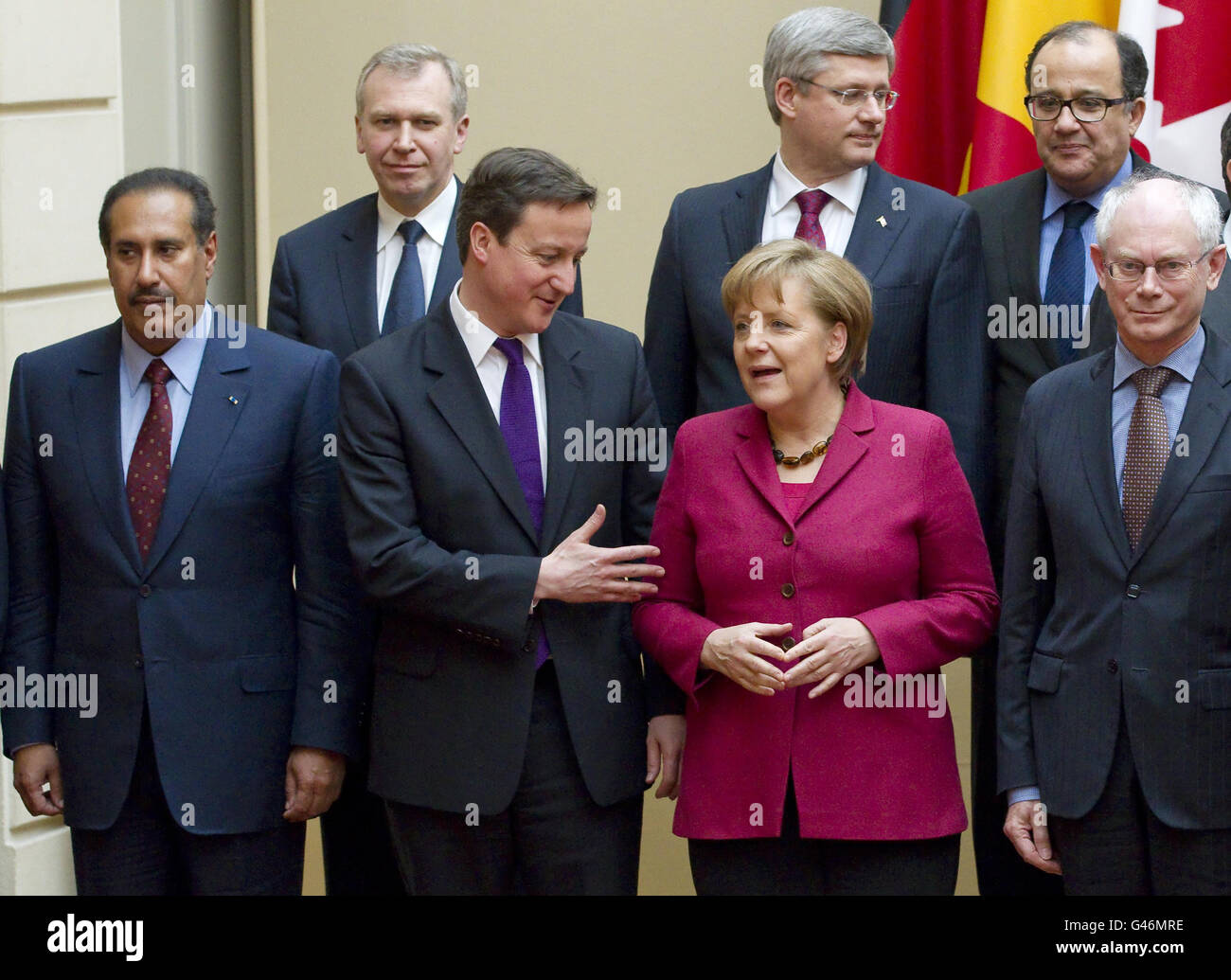 Paris Summit on Libya Stock Photo - Alamy