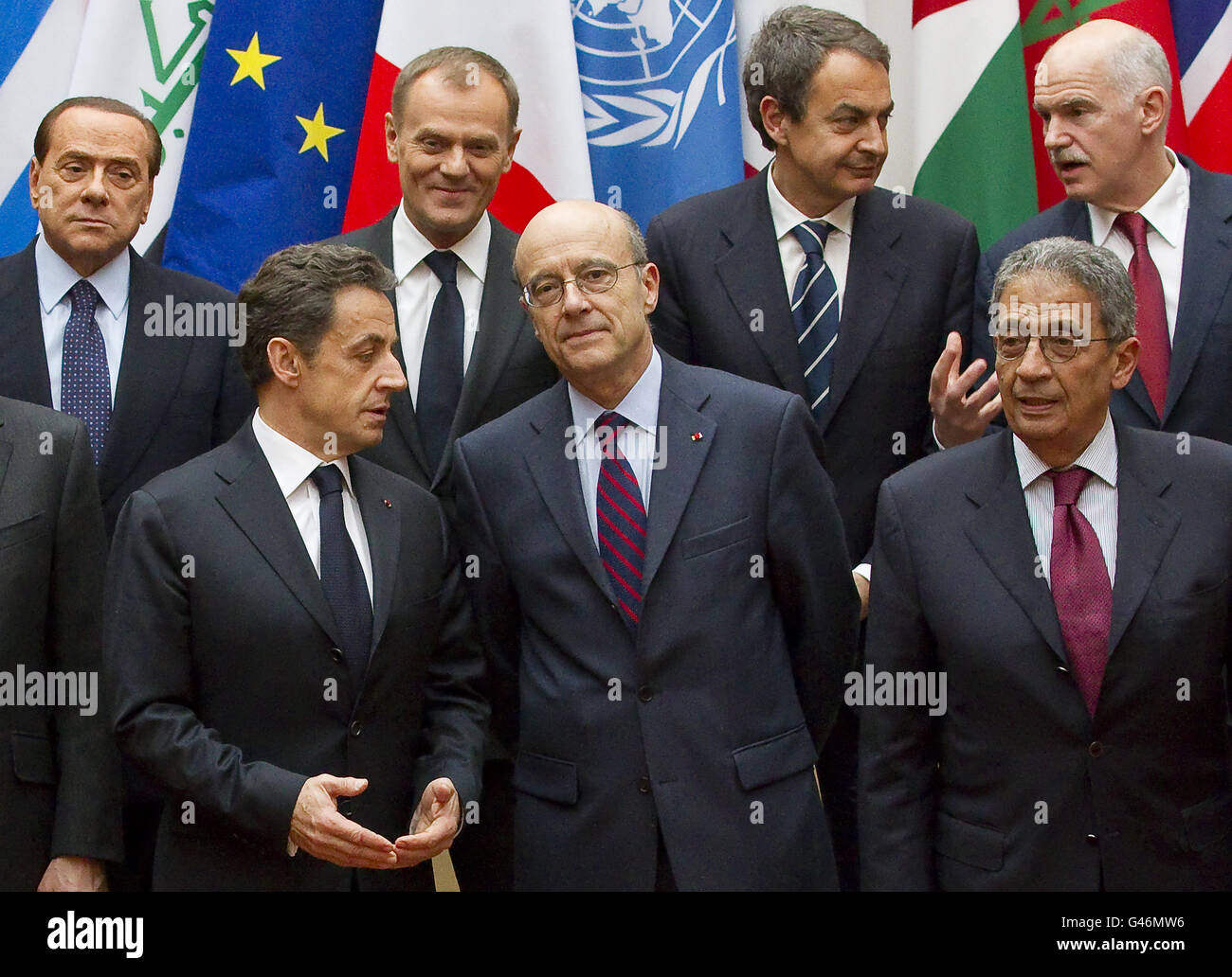 Paris Summit on Libya Stock Photo - Alamy