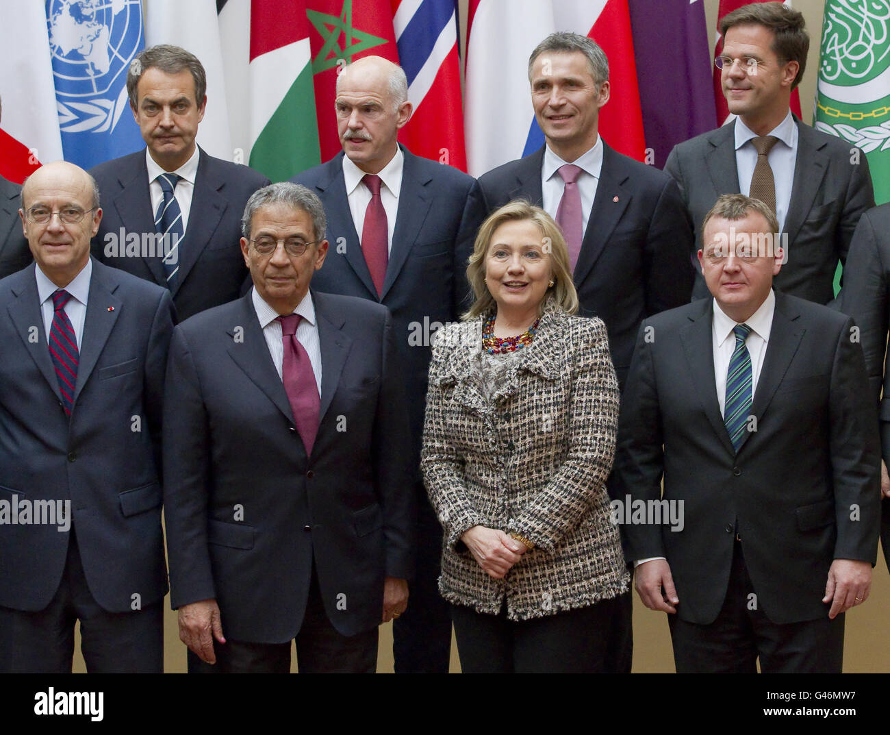 Heads of state pose for a family photo during the Summit for the ...
