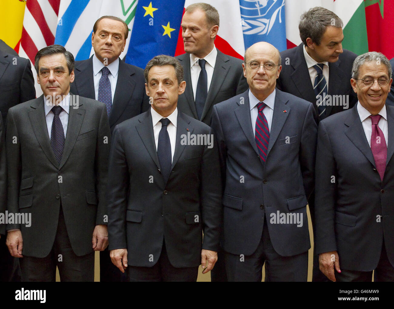 Heads of state pose for a family photo during the Summit for the ...