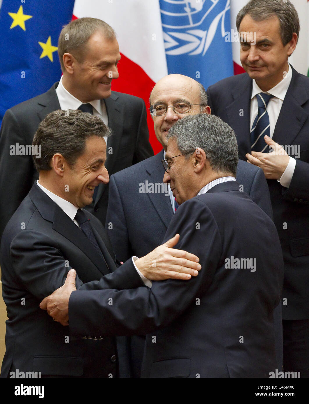 Paris Summit on Libya Stock Photo - Alamy