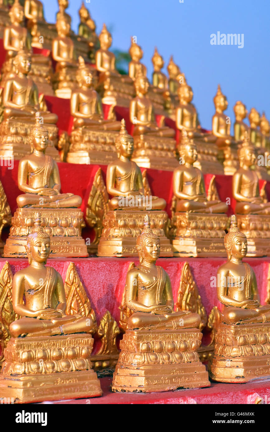 Wat chomkao manilat temple in Huay Xai, capital of Bokeo province Laos Stock Photo - Alamy