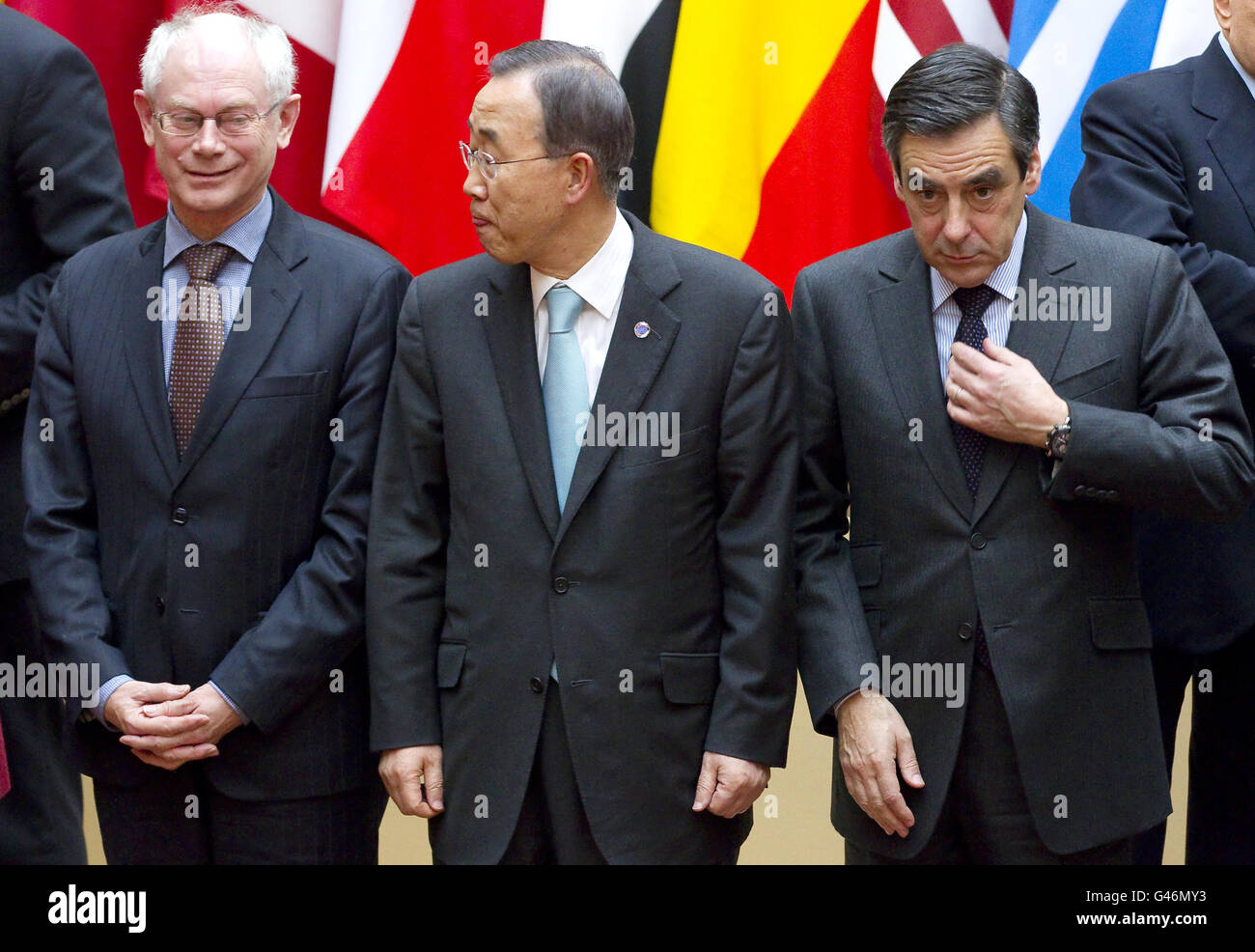 Paris Summit on Libya Stock Photo - Alamy
