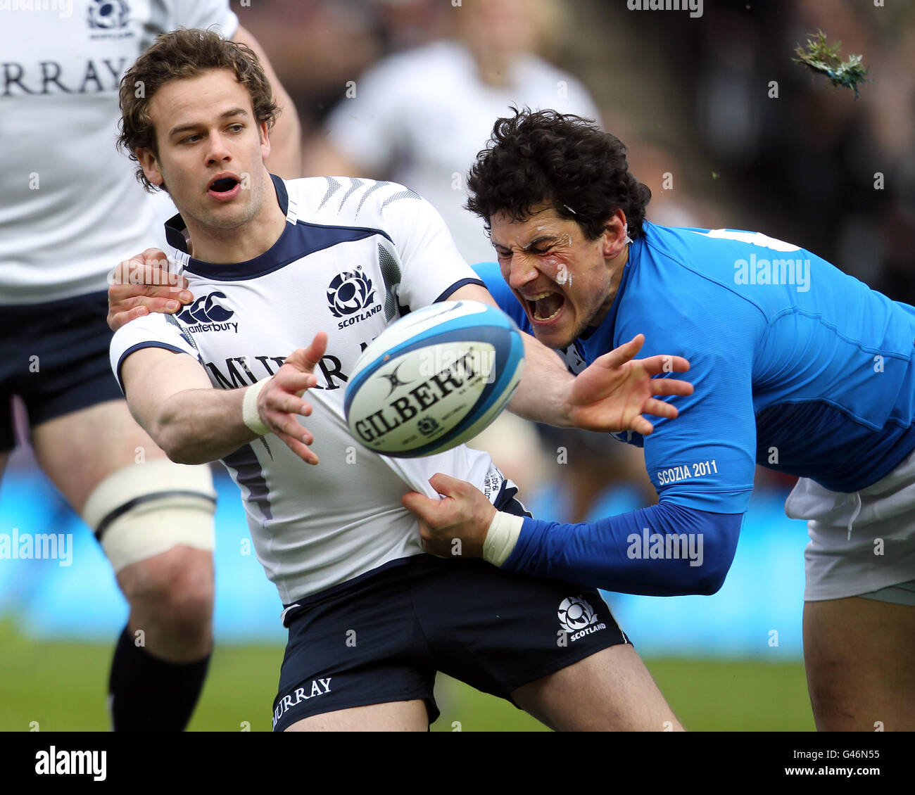 Scotland's Ruaridh Jackson and Italy's Alessandro Zanni Stock Photo - Alamy