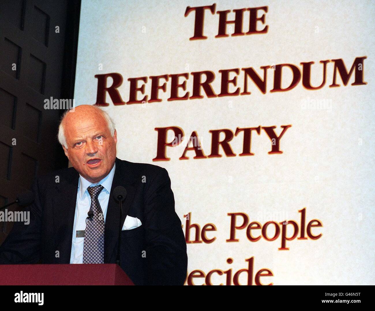 Sir James Goldsmith Stock Photo - Alamy