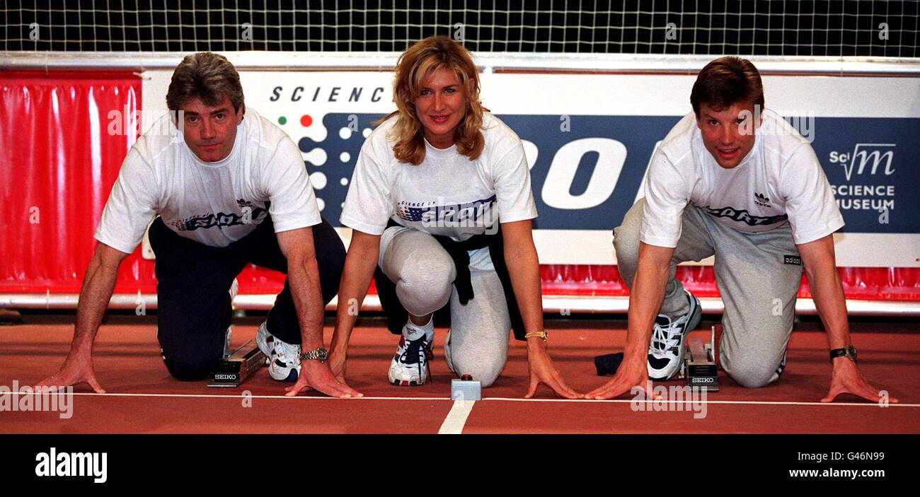 Former Newcastle manager Kevin Keegan (left), former Gladiator Kate ...
