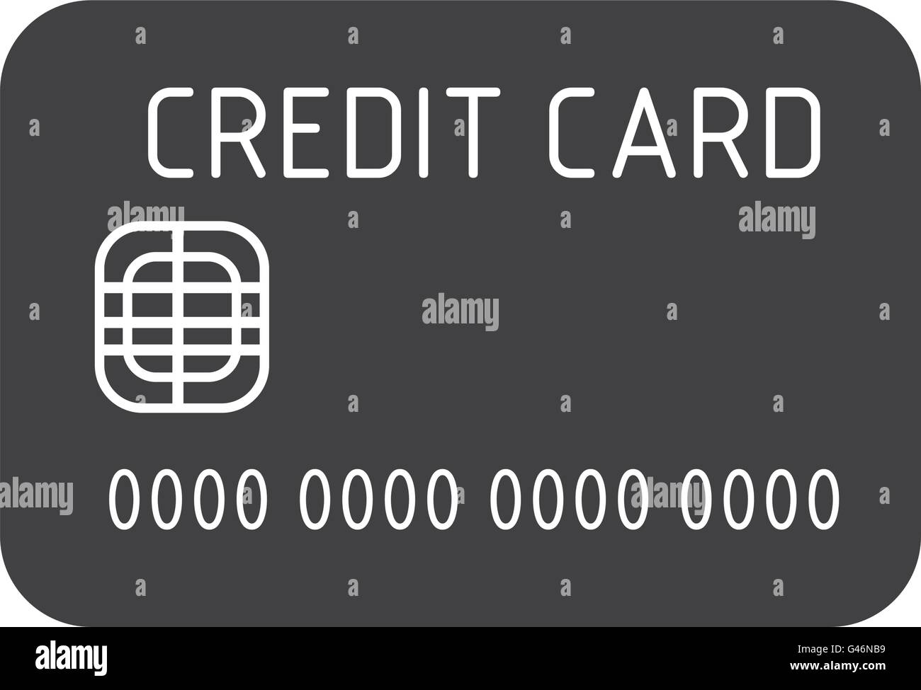 black credit card design, vector graphic Stock Vector Image & Art - Alamy