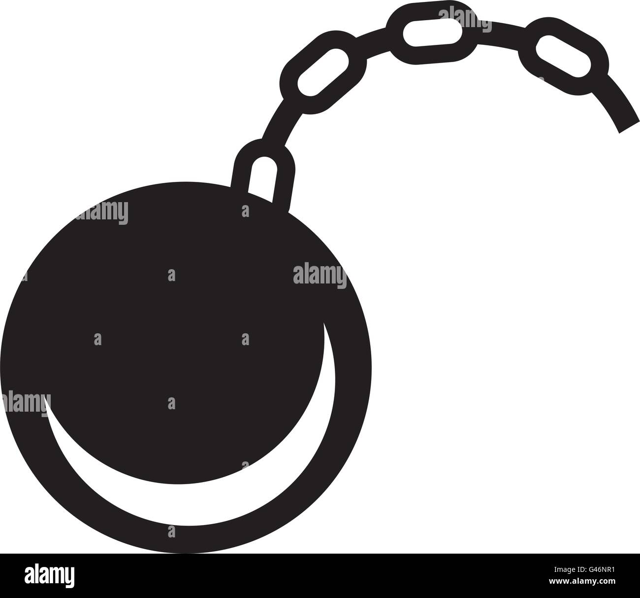 shackle slave isolated icon design Stock Vector Image & Art - Alamy