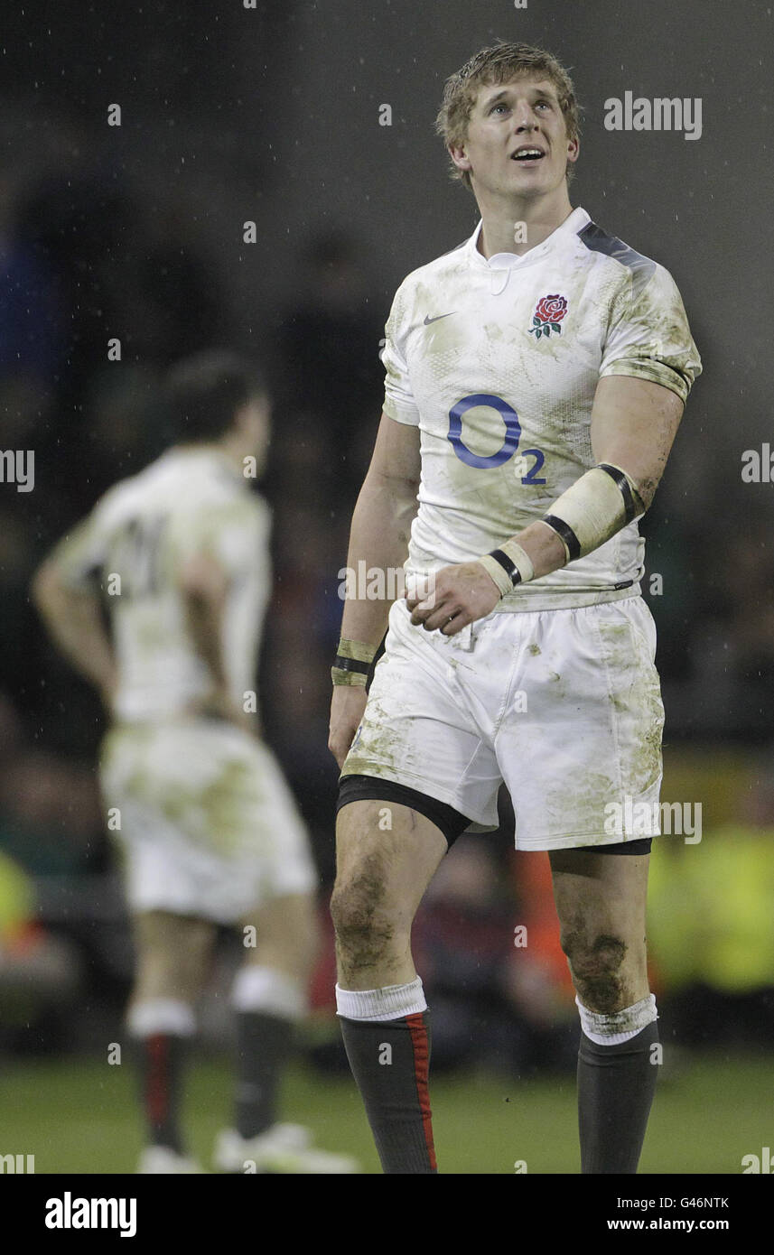 England's David Strettle after defeat to Ireland during the RBS 6 ...
